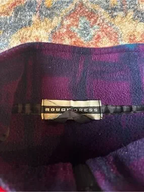 Vintage | Shirts | Vintage Roughdress Aztec 3 Zipup Fleece Large | Poshmark